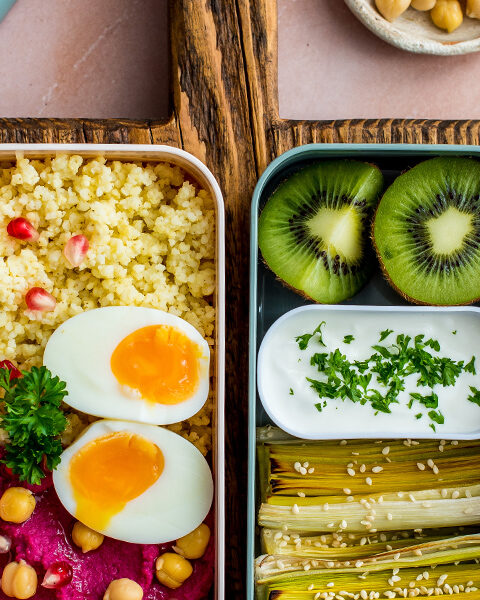 Recette Bento - Rice gratin and vegetable scales - Monbento